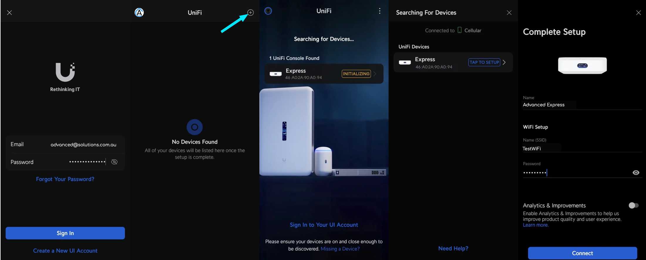 Unifi Cloud Gateway Setup ( Ultra-Express-lite ) – Advanced Solutions AU